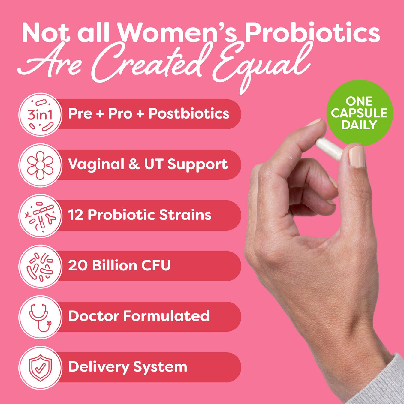 Total Care Women’s UT Probiotic Capsules - 30 Count – Healist Wholesale