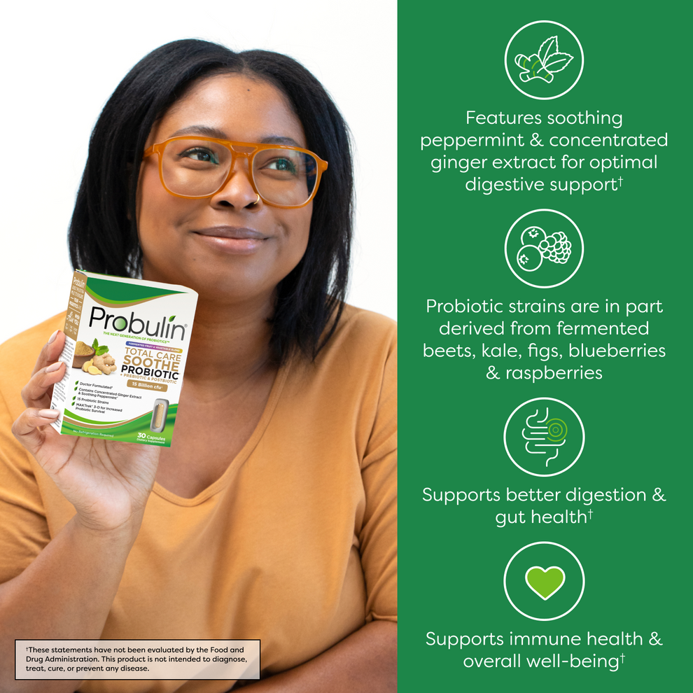 Total Care Soothe Probiotic Capsules - 30 Count – Healist Wholesale
